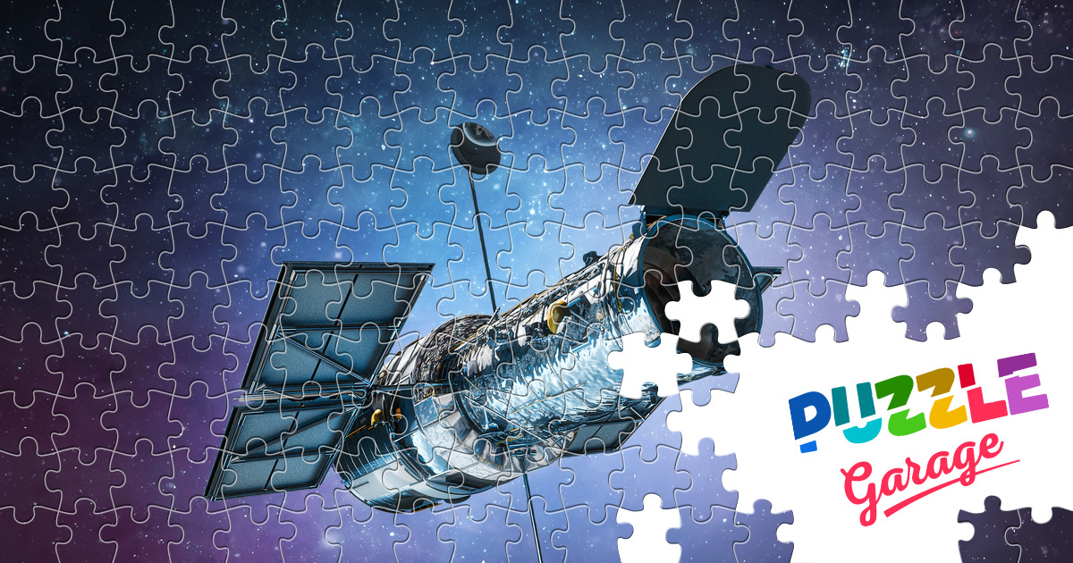 Hubble Space Telescope Jigsaw Puzzle (Space, Cosmonautics) | Puzzle Garage