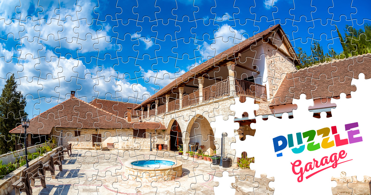Chrysoroyatissa Monastery, Cyprus Jigsaw Puzzle (Countries, Cyprus ...
