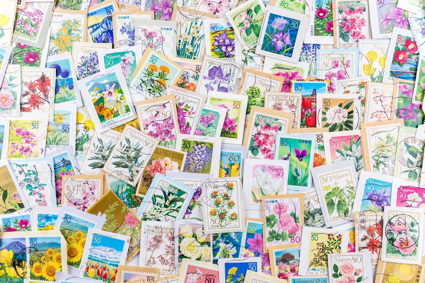 Flower stamp collection Jigsaw Puzzle (Other, Collecting) | Puzzle Garage