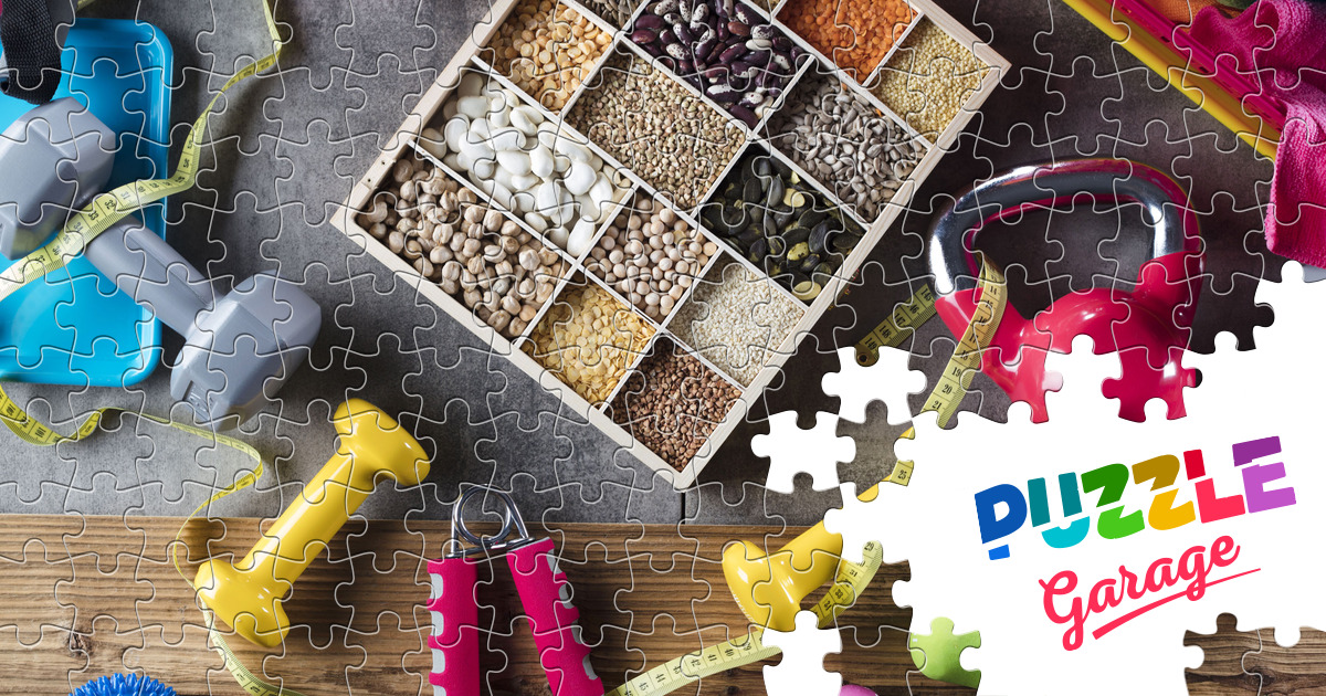 Various sports equipment Jigsaw Puzzle (Sport, Fitness) | Puzzle Garage