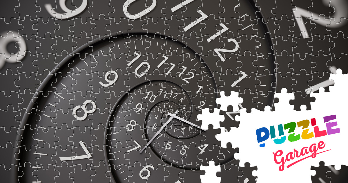 Black spiral dial Jigsaw Puzzle (Stuff, Watches) | Puzzle Garage
