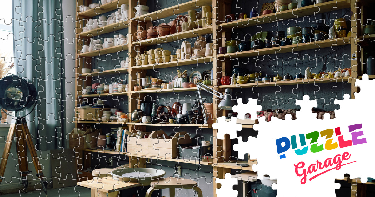 Pottery workshop Jigsaw Puzzle (Home, Interiors) | Puzzle Garage