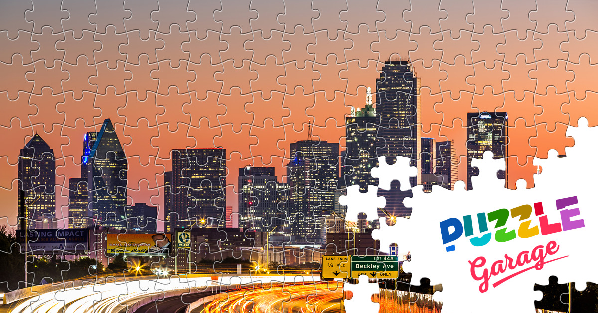 Dallas Jigsaw Puzzle (Countries, USA) | Puzzle Garage