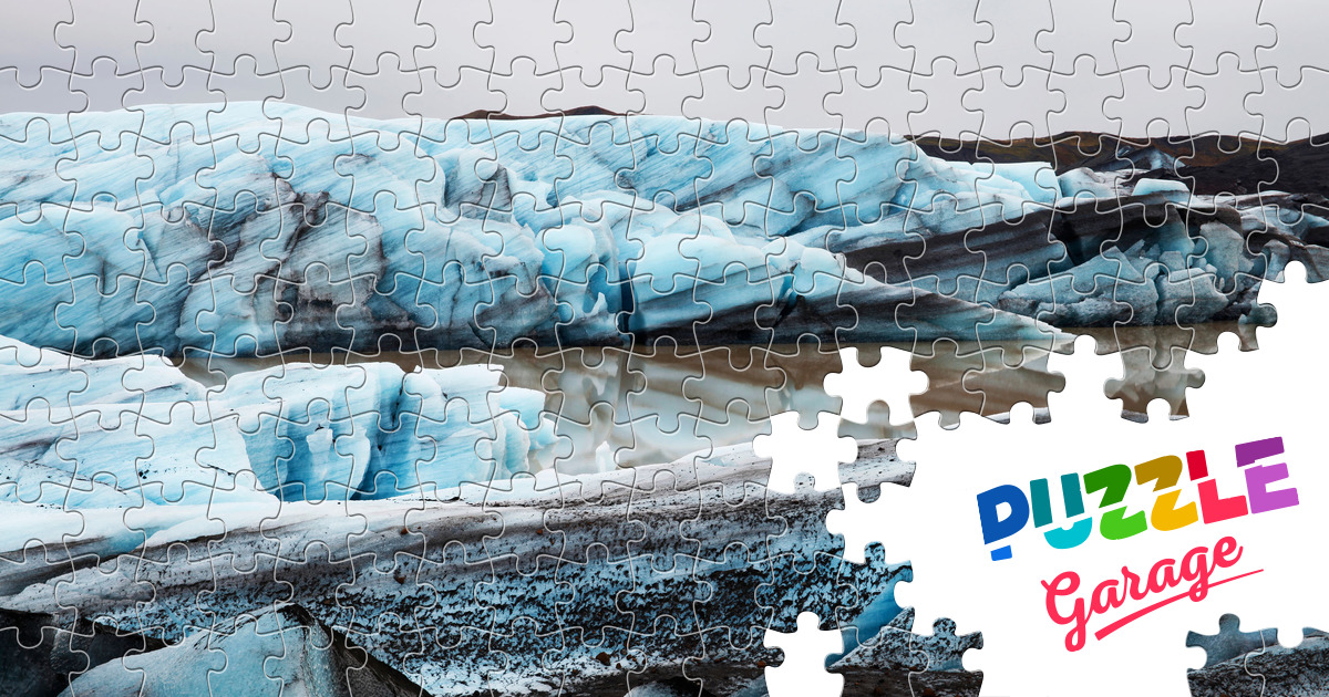 Scenic view of icebergs Jigsaw Puzzle (Countries, Iceland) | Puzzle Garage