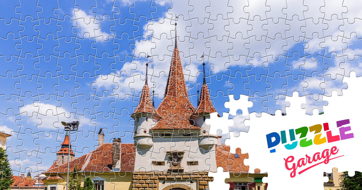 Catherine's gate in Brasov Jigsaw Puzzle (Countries, Romania) | Puzzle ...