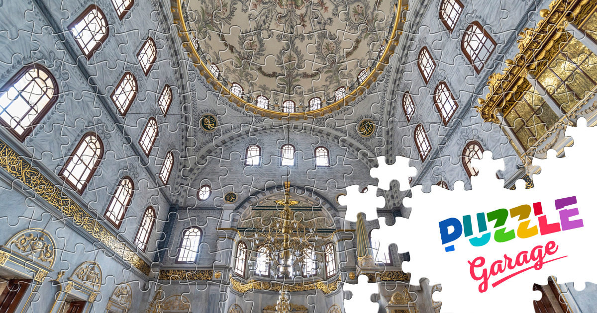 Interior of the Nusretiye mosque Jigsaw Puzzle (Countries, Turkey ...