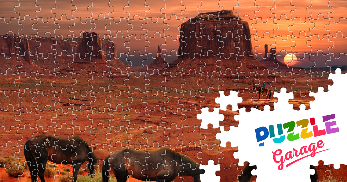 Monument Valley in Arizona Jigsaw Puzzle (Countries, USA) | Puzzle Garage