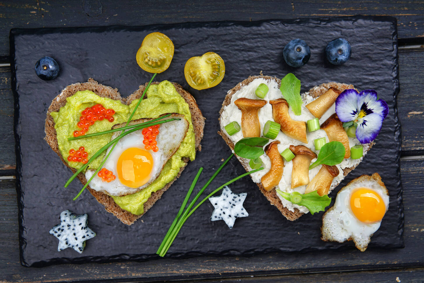 Heart shaped breakfast Jigsaw Puzzle (Home, Food) | Puzzle Garage