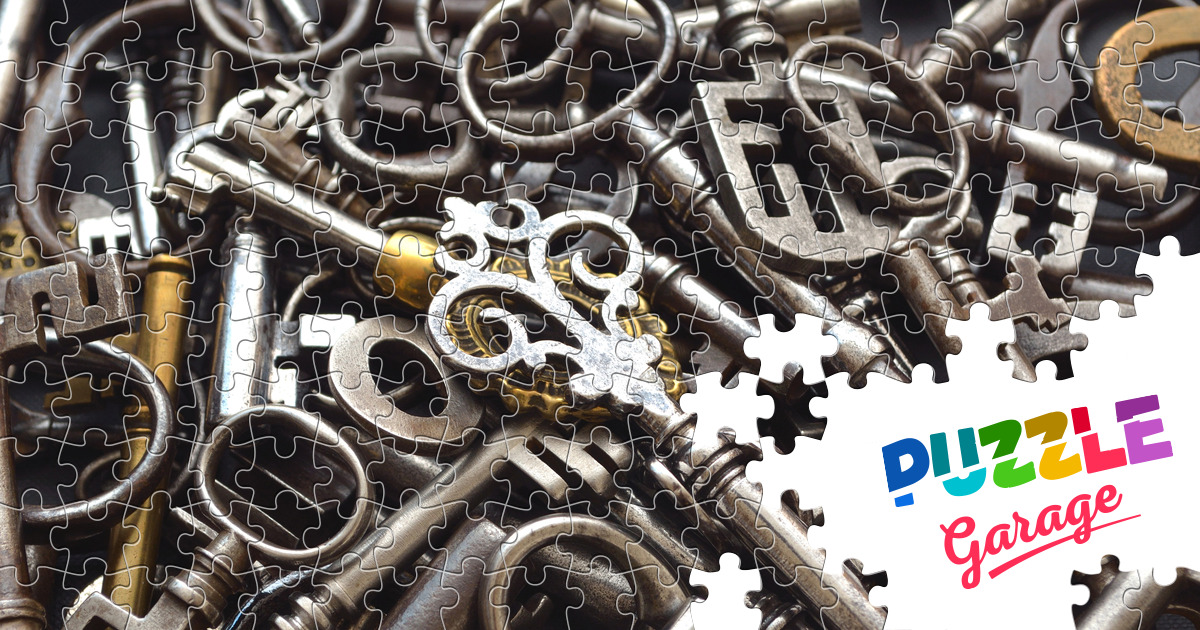 Antique keys Jigsaw Puzzle (Other, Collecting) | Puzzle Garage