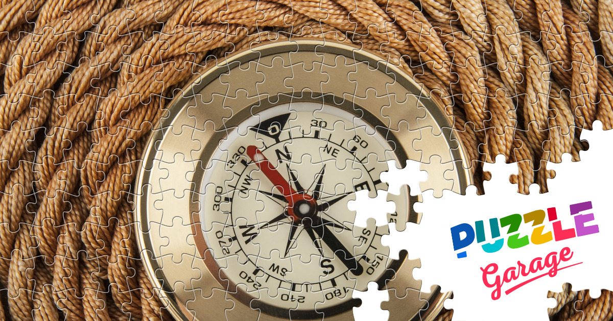 Compass and rope Jigsaw Puzzle (Stuff, Tools) | Puzzle Garage