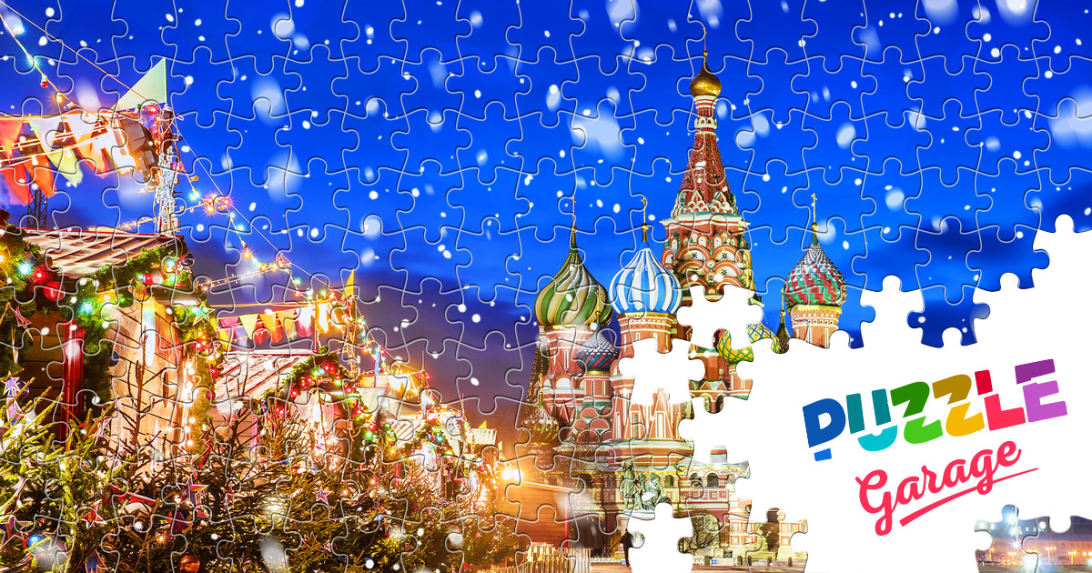 New Year on Red Square Jigsaw Puzzle (Holidays, New Year) | Puzzle Garage