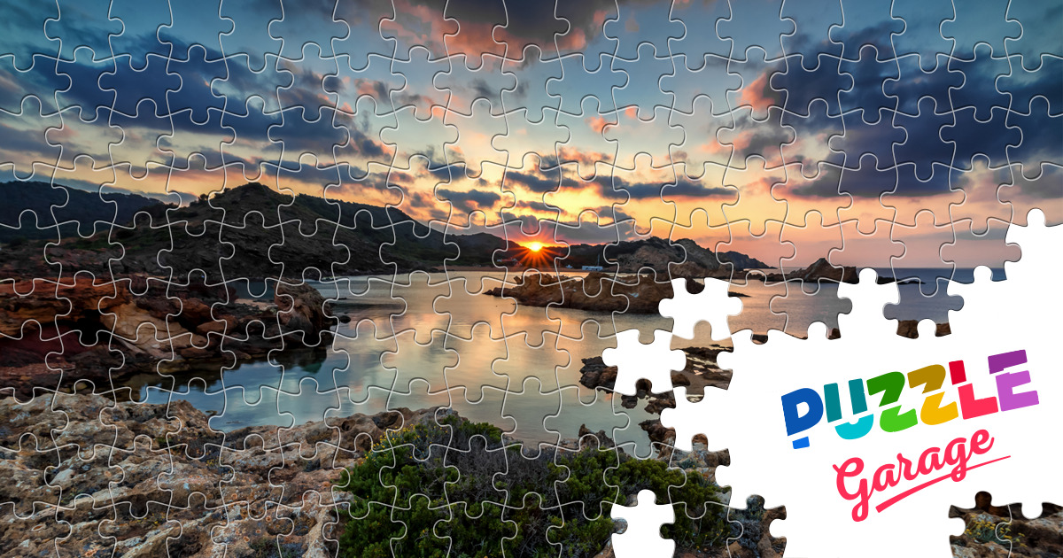 Bay of Cala Pregonda in Menorca Jigsaw Puzzle (Countries, Spain ...