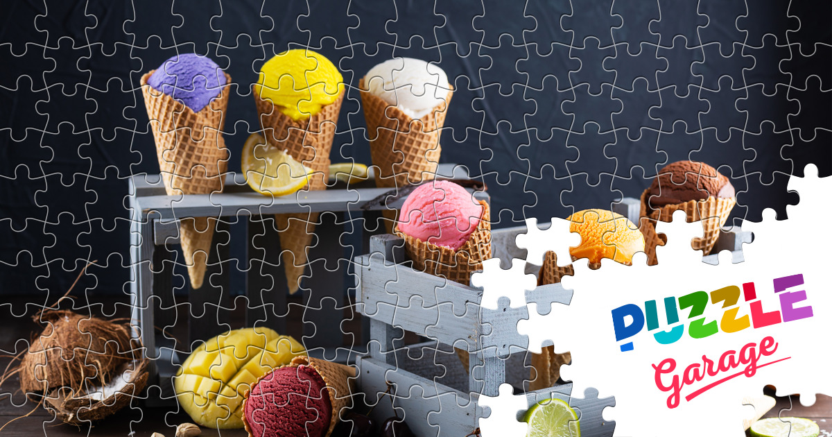 Multicolored popsicles Jigsaw Puzzle (Home, Food) | Puzzle Garage