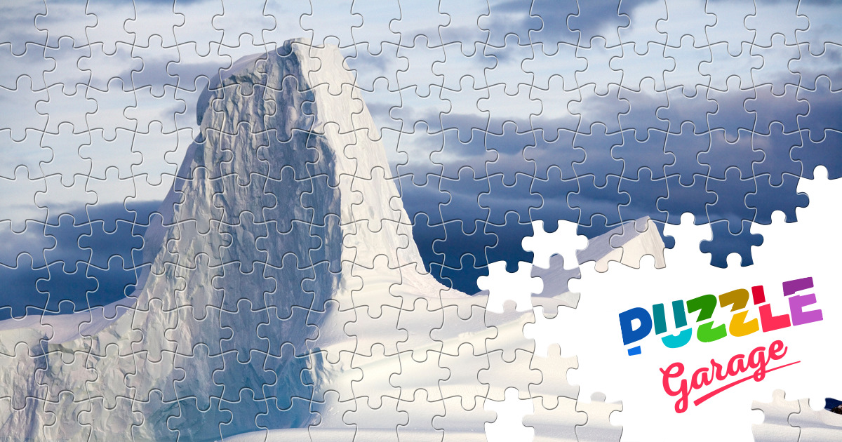 Ledovec v Grónsku Puzzle (Země, Grónsko) | Puzzle Garage