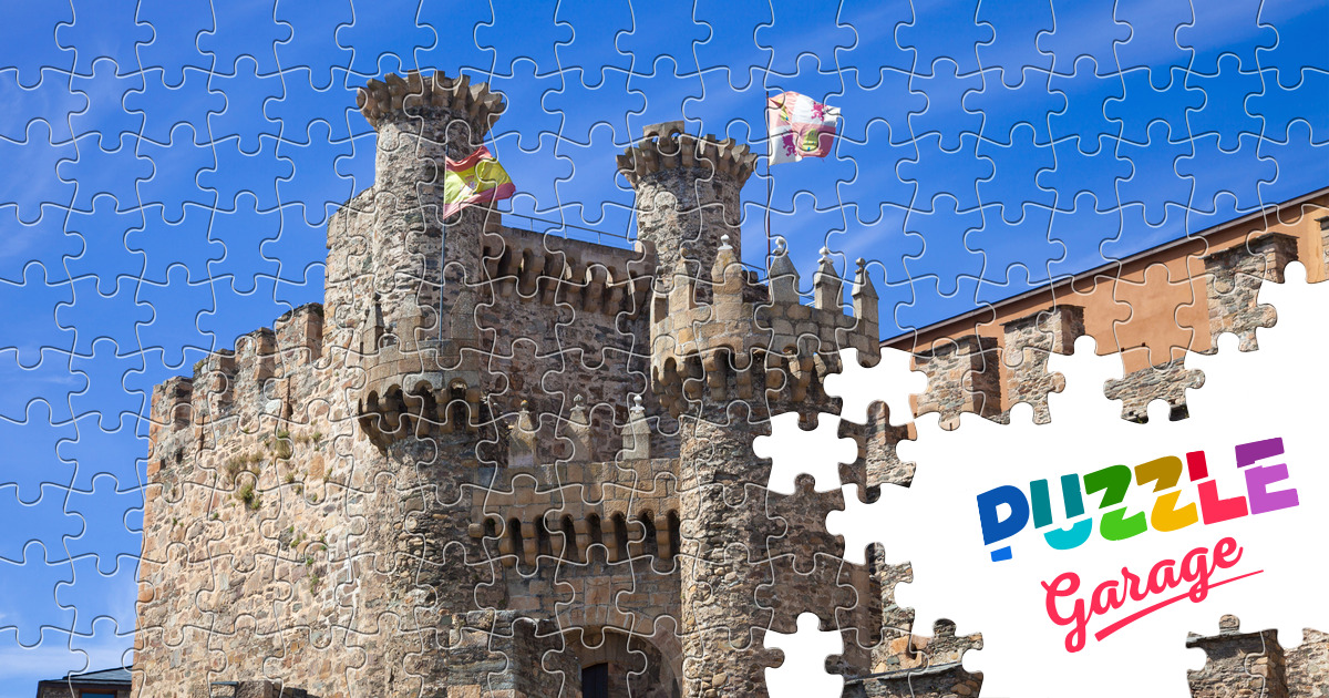 Ponferrada Castle Jigsaw Puzzle (Architecture, Castles) | Puzzle Garage