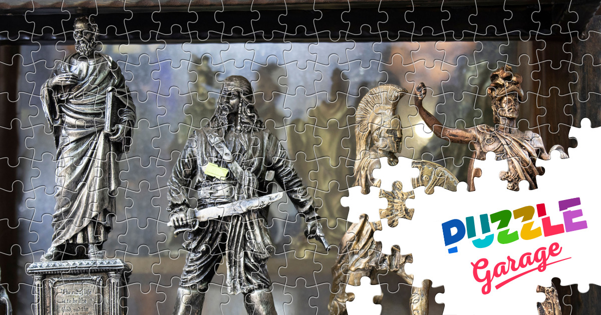 Bronze statues Jigsaw Puzzle (Art, Sculpture) | Puzzle Garage