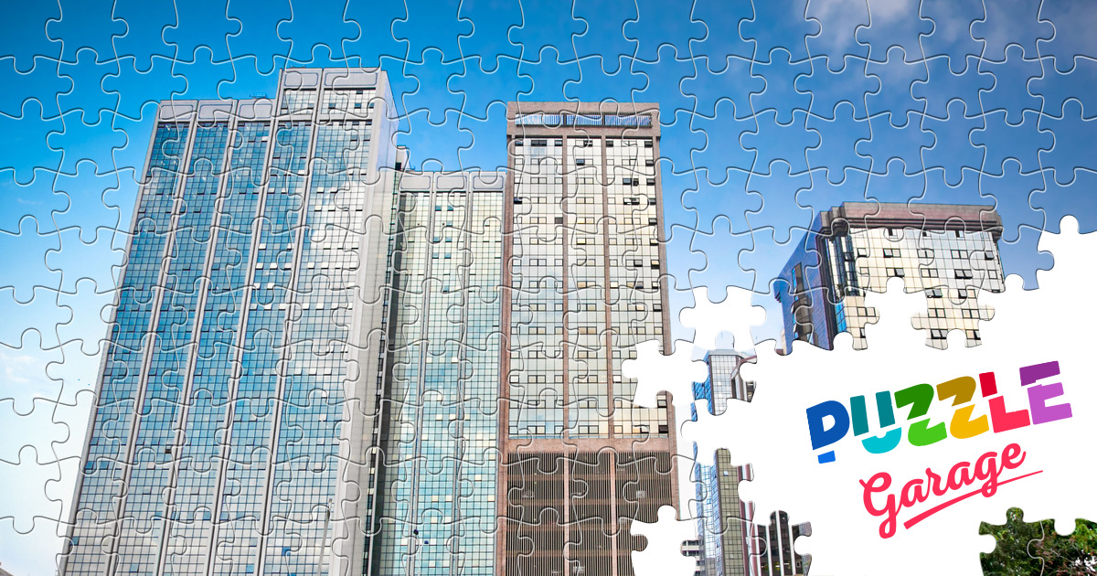 Skyscrapers of Nairobi Jigsaw Puzzle (Architecture, Skyscrapers) | Puzzle Garage