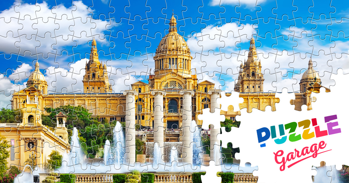 National Palace in Barcelona Jigsaw Puzzle (Countries, Spain) | Puzzle ...