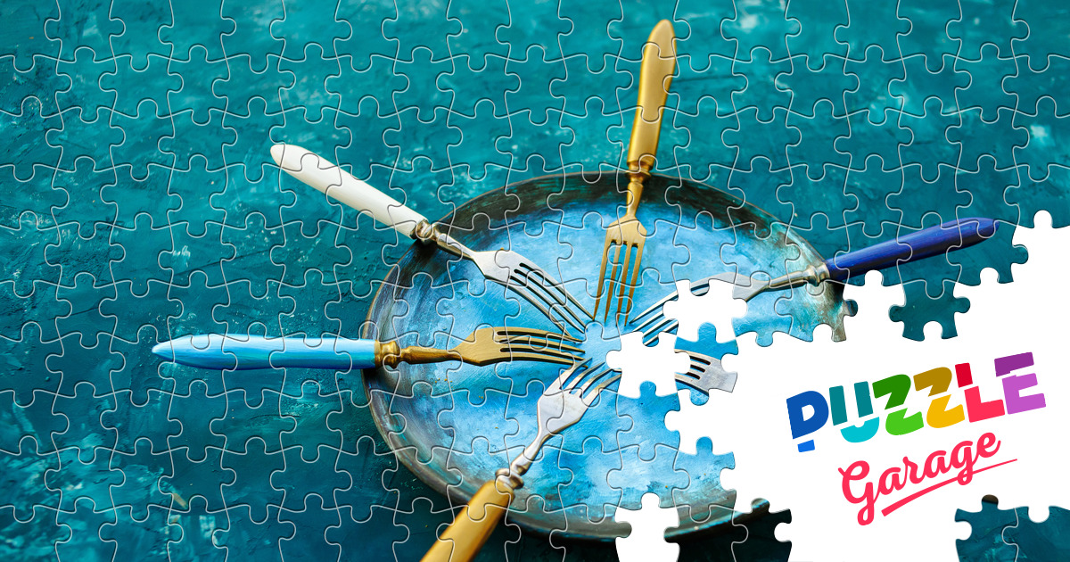 Colored forks set Jigsaw Puzzle (Stuff, Tools) | Puzzle Garage