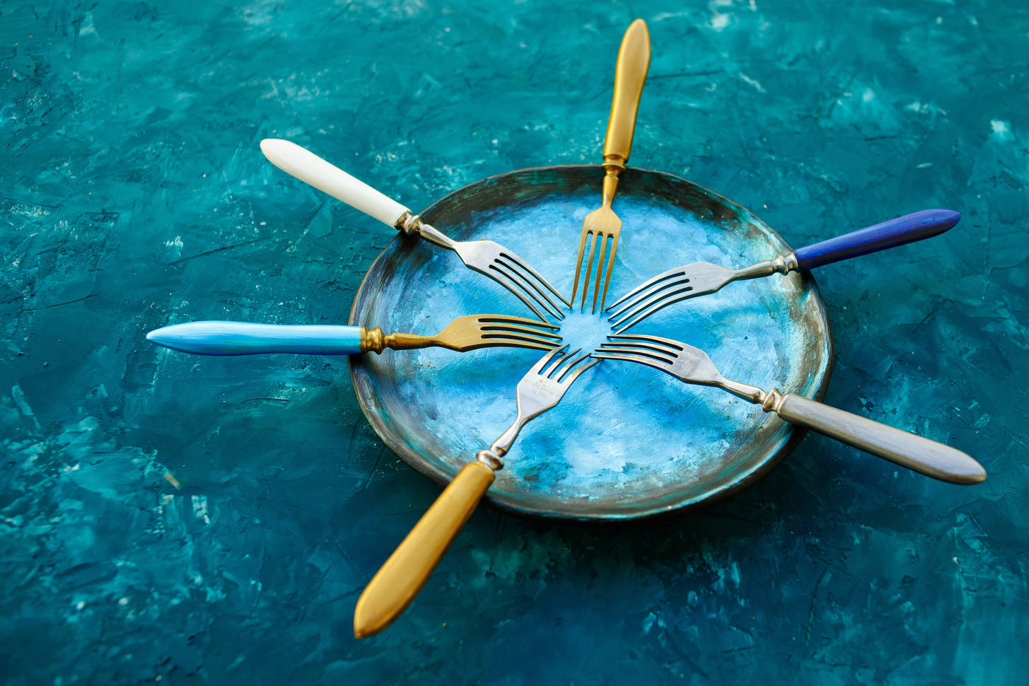 Colored forks set Jigsaw Puzzle (Stuff, Tools) | Puzzle Garage