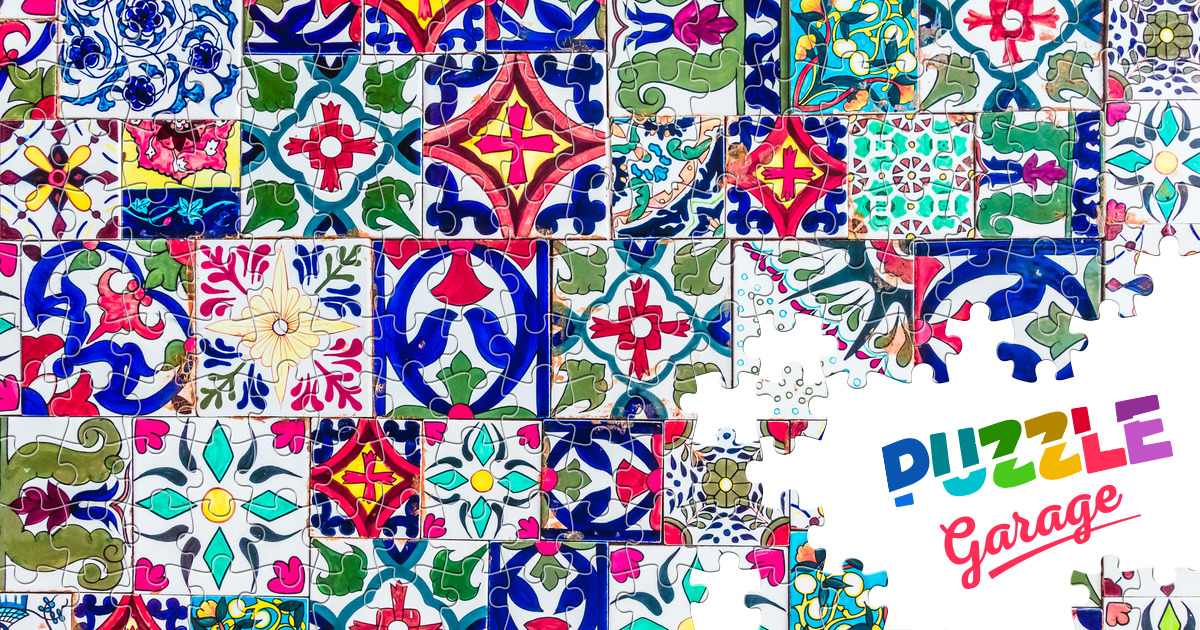 Mosaic tiles Morocco Jigsaw Puzzle (Countries, Morocco) | Puzzle Garage