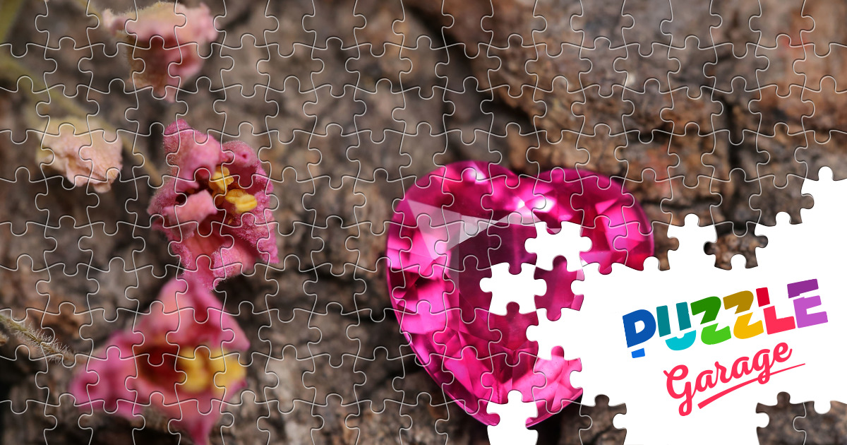 Pink gem Jigsaw Puzzle (Stuff, Jewellery) | Puzzle Garage