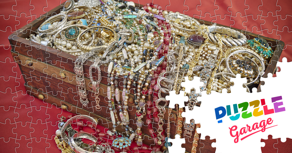 Vintage jewelry box Jigsaw Puzzle (Stuff, Jewellery) | Puzzle Garage