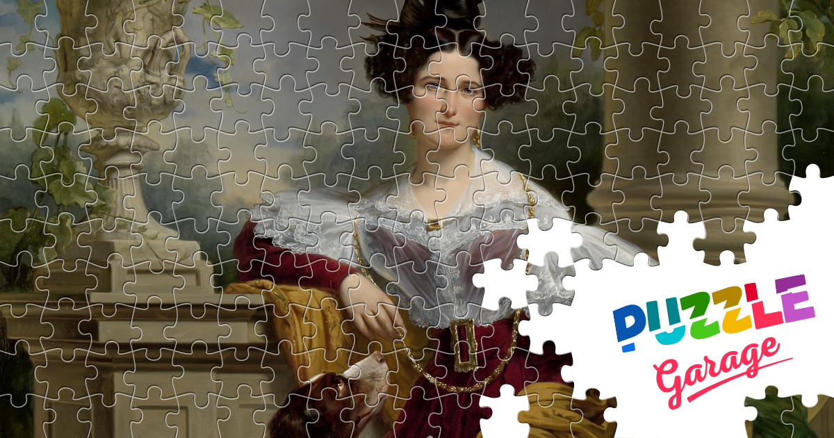 Jan Adam Kruseman: "Portrait" Jigsaw Puzzle (Art, Masterpieces ...