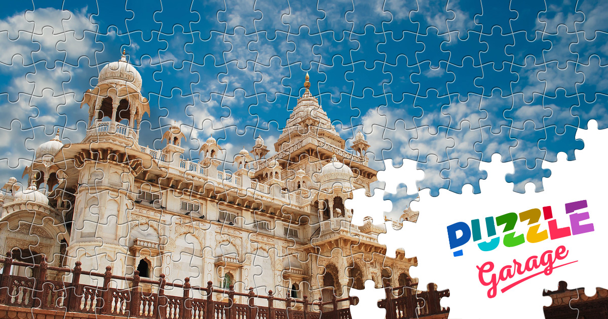 Cenotaph Jaswant Thada Jigsaw Puzzle (Countries, India) | Puzzle Garage