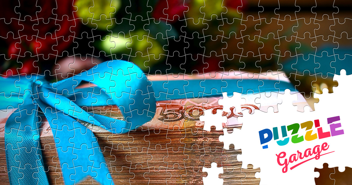 A bundle of banknotes tied with a ribbon Jigsaw Puzzle (Other, Money ...