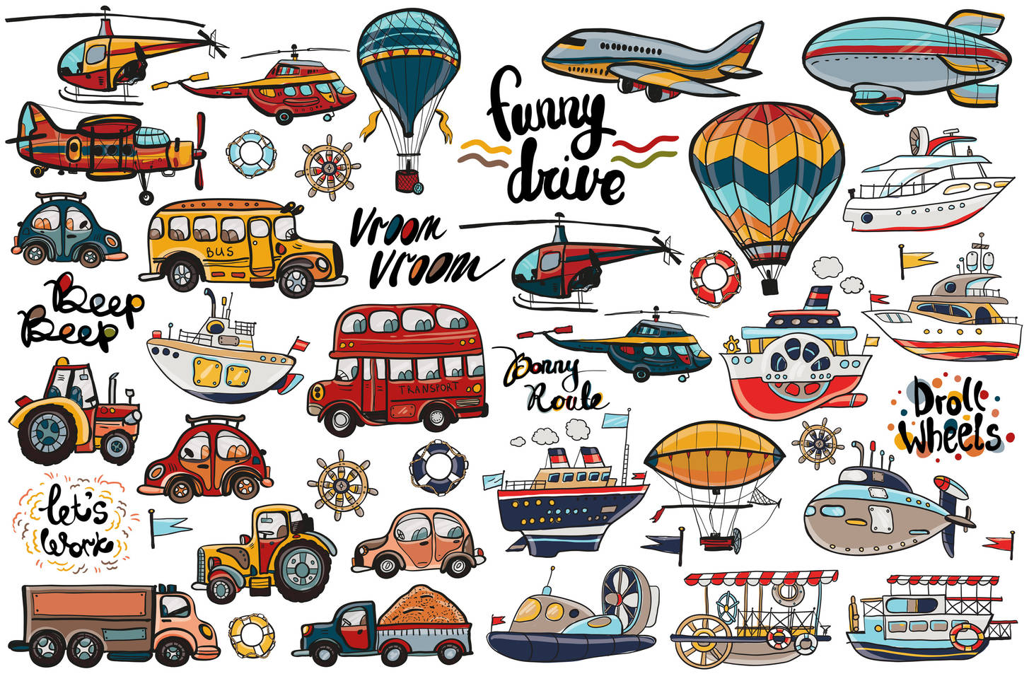 Children's transport Jigsaw Puzzle (For children, Educational) | Puzzle ...