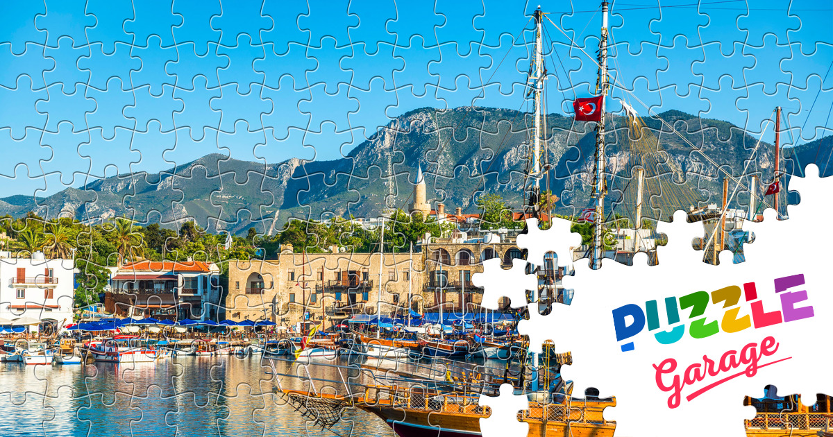 Kyrenia Harbor Jigsaw Puzzle (Countries, Cyprus) | Puzzle Garage