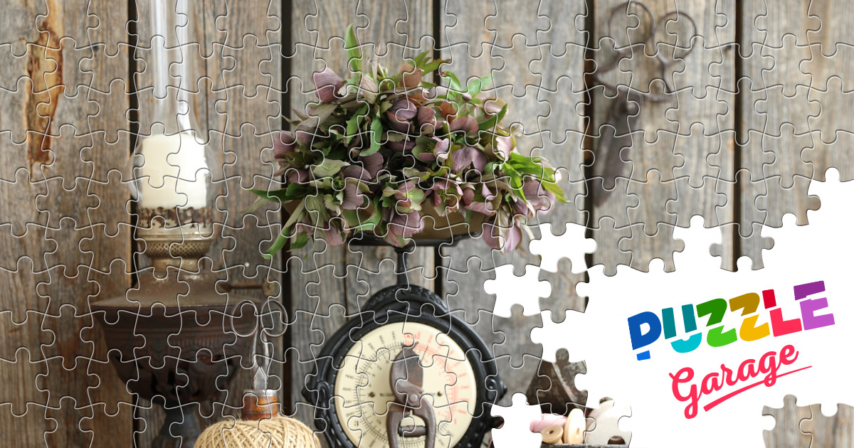 Gamle håndværkstilbehør Jigsaw Puslespil (Historie, Retro) | Puzzle Garage