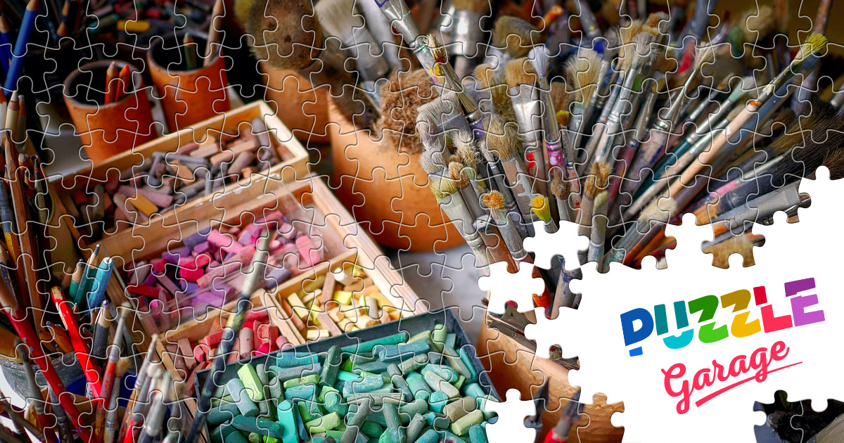In the artist workshop Jigsaw Puzzle (Art, Painting) | Puzzle Garage