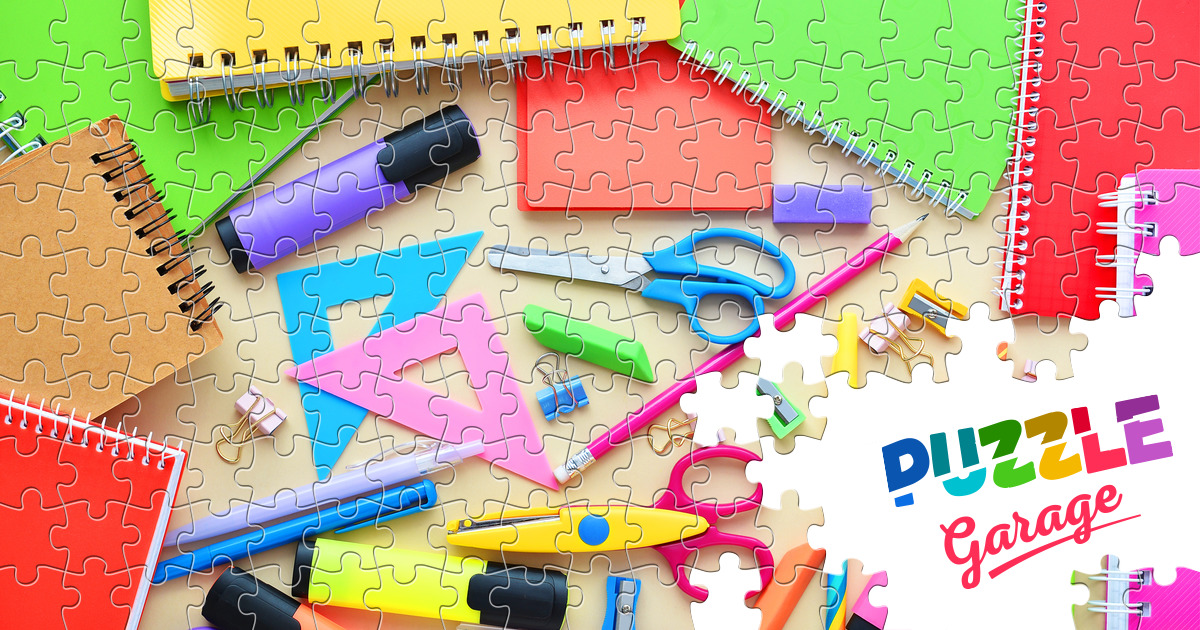 Bright stationery Jigsaw Puzzle (Stuff, Tools) | Puzzle Garage