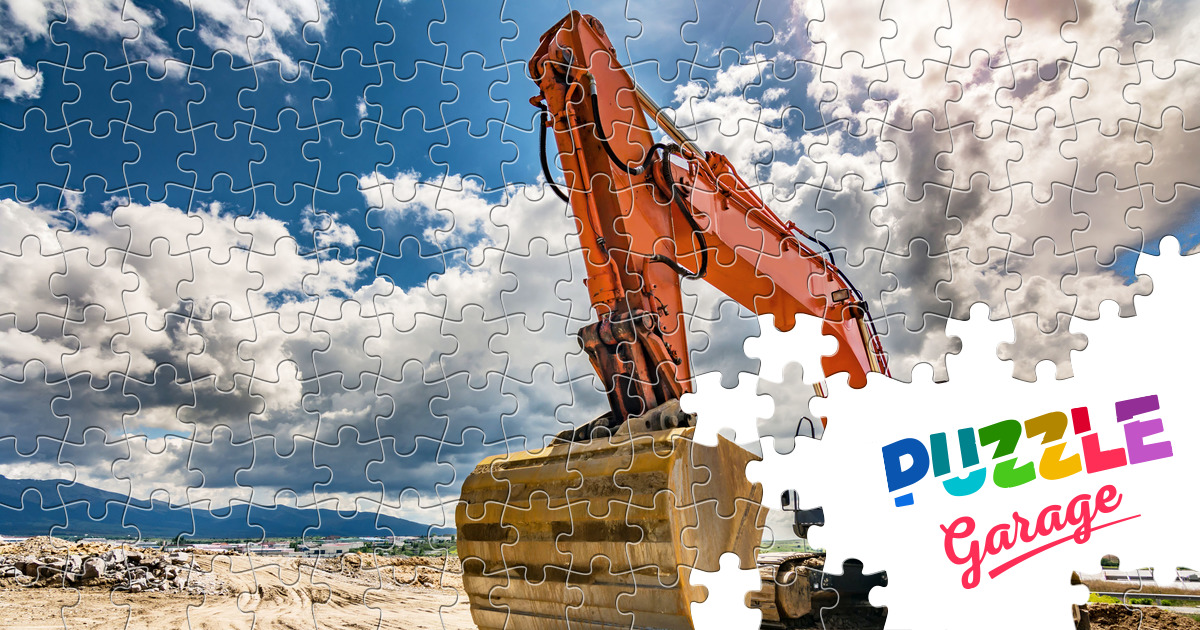 Crawler excavator Jigsaw Puzzle (Technics, Special machinery) | Puzzle ...