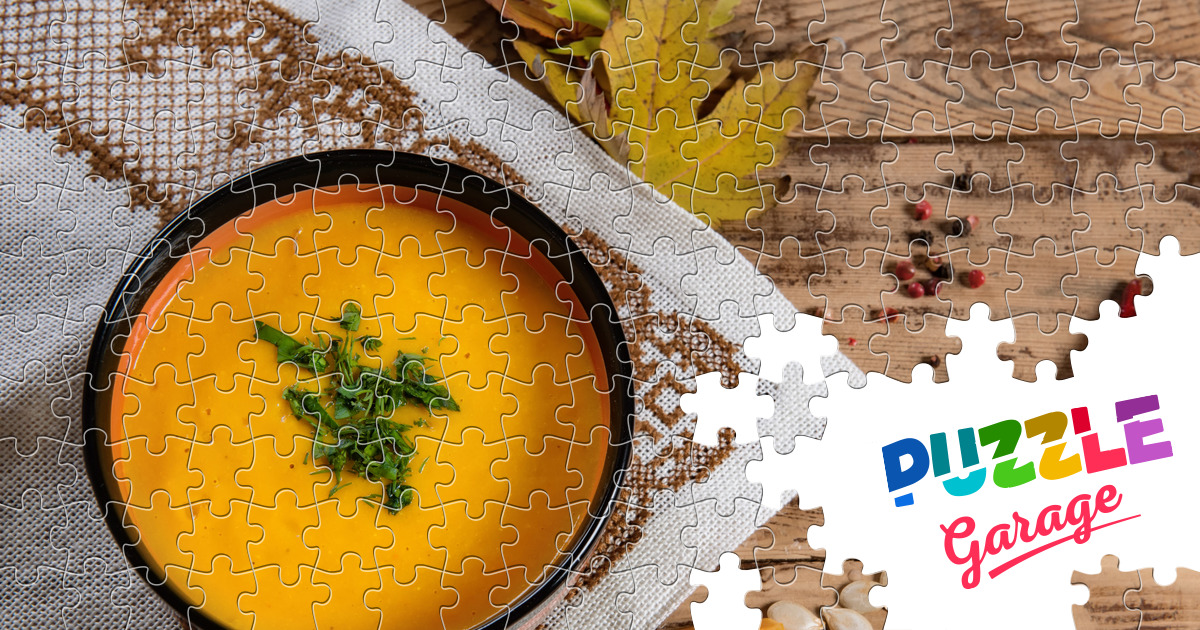 Pumpkin soup Jigsaw Puzzle (Home, Food) | Puzzle Garage
