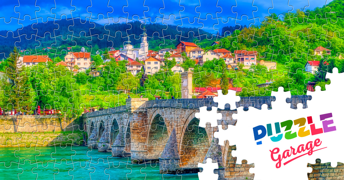 Visegrad bridge Jigsaw Puzzle (Countries, Bosnia and Herzegovina ...