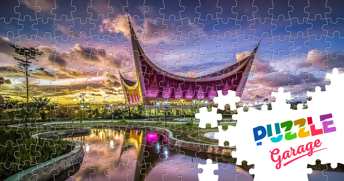 Great Mosque of West Sumatra Jigsaw Puzzle (Countries, Indonesia ...