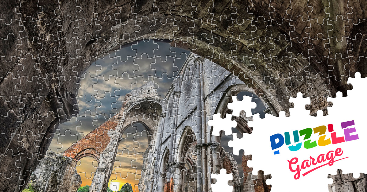 Ruins of the Ganchvor monastery Jigsaw Puzzle (Countries, Cyprus ...