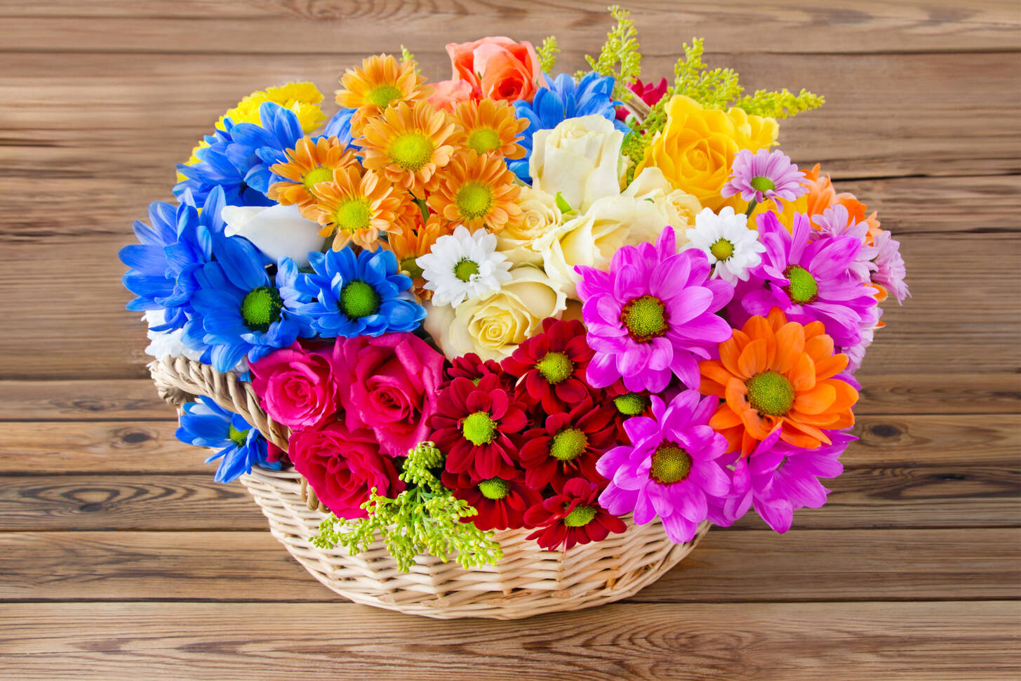 Flowers in a basket Jigsaw Puzzle (Plants, Flowers) | Puzzle Garage