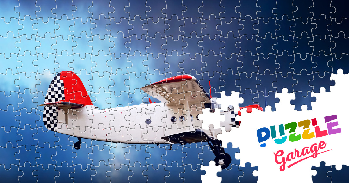 Biplane Jigsaw Puzzle (Technics, Aviation) | Puzzle Garage