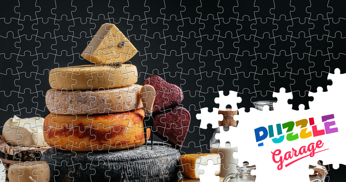 Different types of cheese Jigsaw Puzzle (Home, Food) | Puzzle Garage