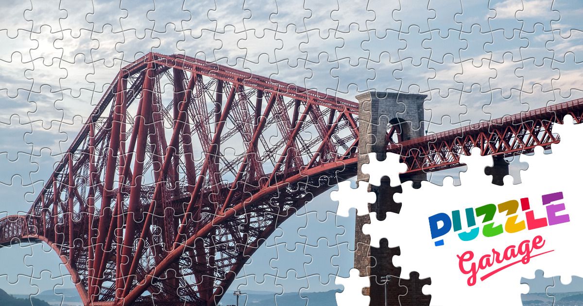 Forth Bridge, Edinburgh Jigsaw Puzzle (Architecture, Bridges) | Puzzle ...