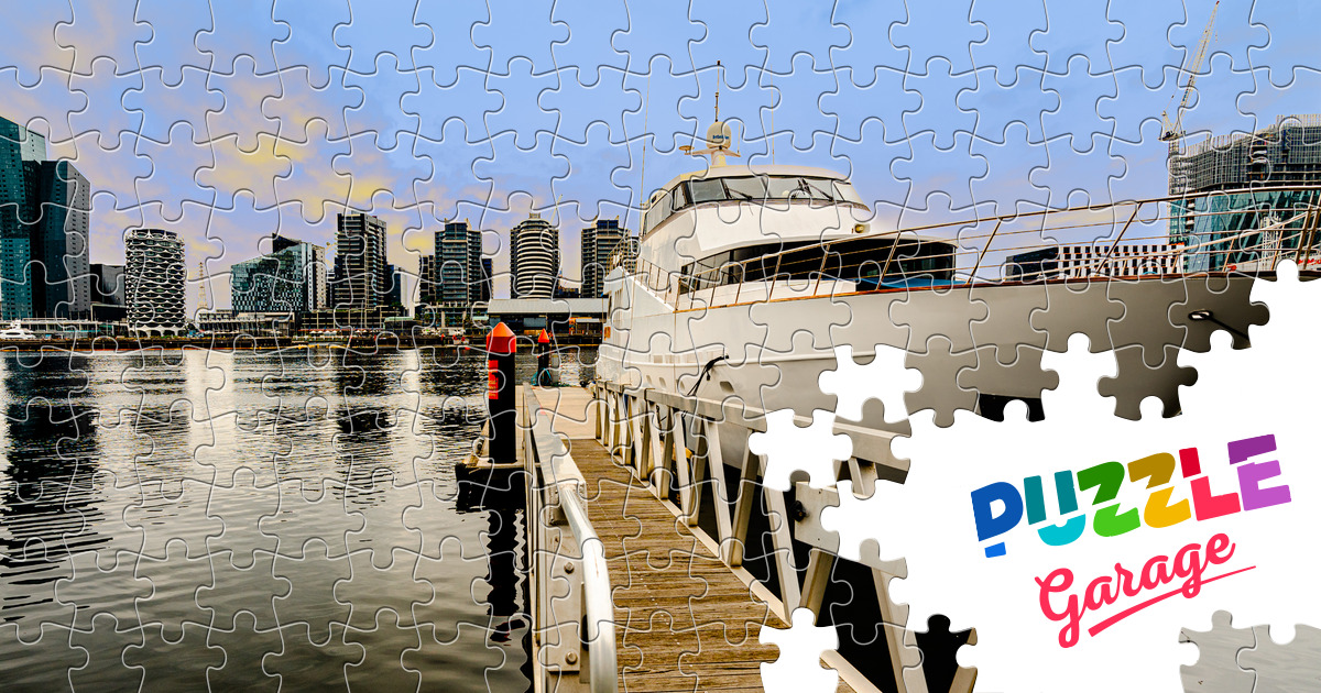 Moored yacht Jigsaw Puzzle (Technics, Ships) | Puzzle Garage