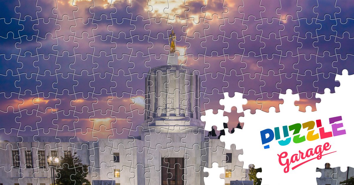 Oregon State Capitol Jigsaw Puzzle (Countries, USA) | Puzzle Garage