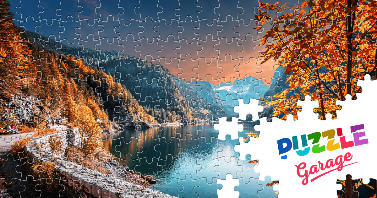 Alpine lake Jigsaw Puzzle (Nature, Lakes) | Puzzle Garage