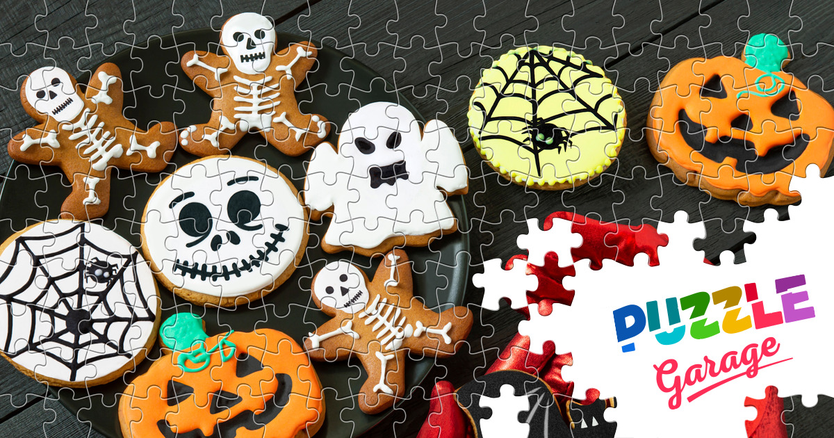 Homemade gingerbread for Halloween Jigsaw Puzzle (Holidays, Halloween ...