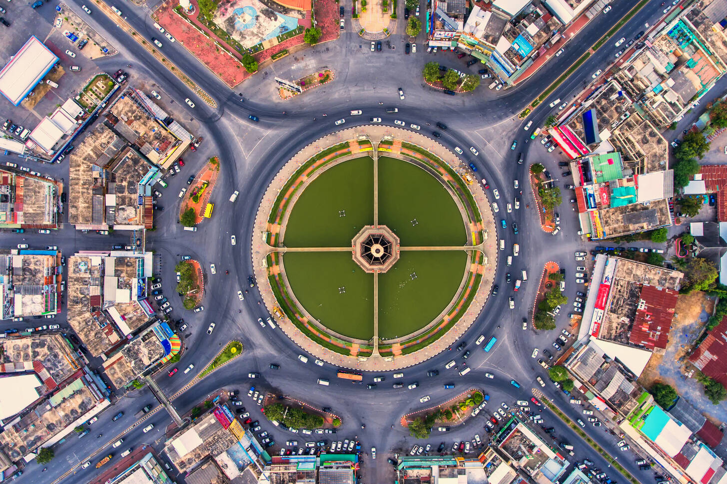 Top view of the road junction Jigsaw Puzzle (Architecture, Roads ...