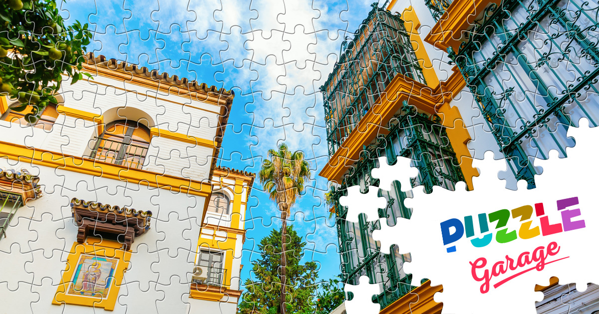 Historical buildings in Seville Jigsaw Puzzle (Countries, Spain ...